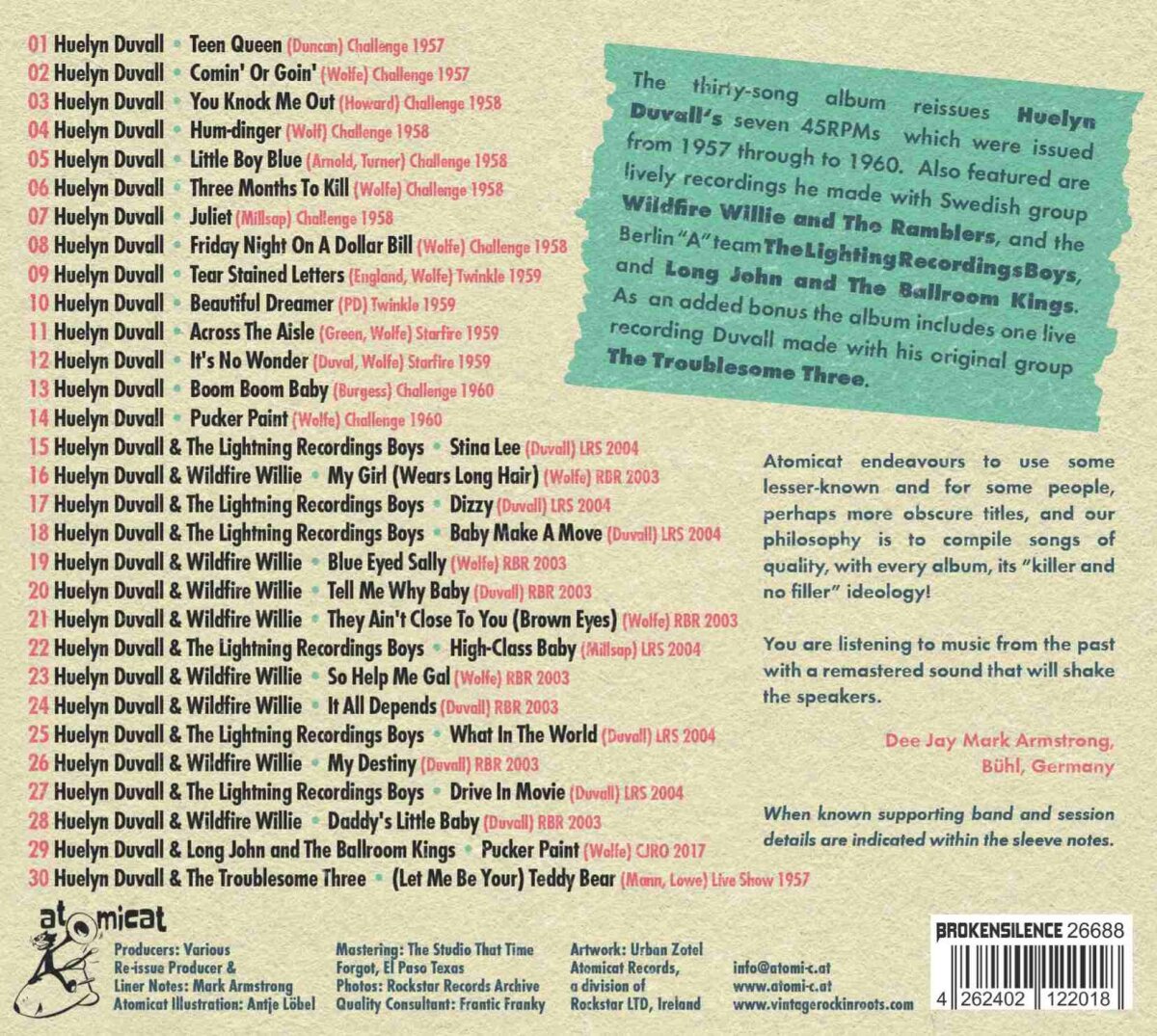 Huelyn Duvall- You Knock Me Out, 15,49